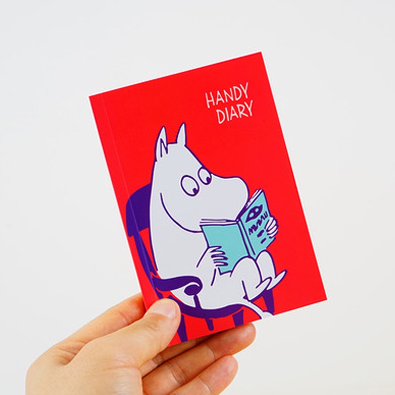Moomin Small Portable Undated Planner Diary Monthly Weekly Cute Korean ...