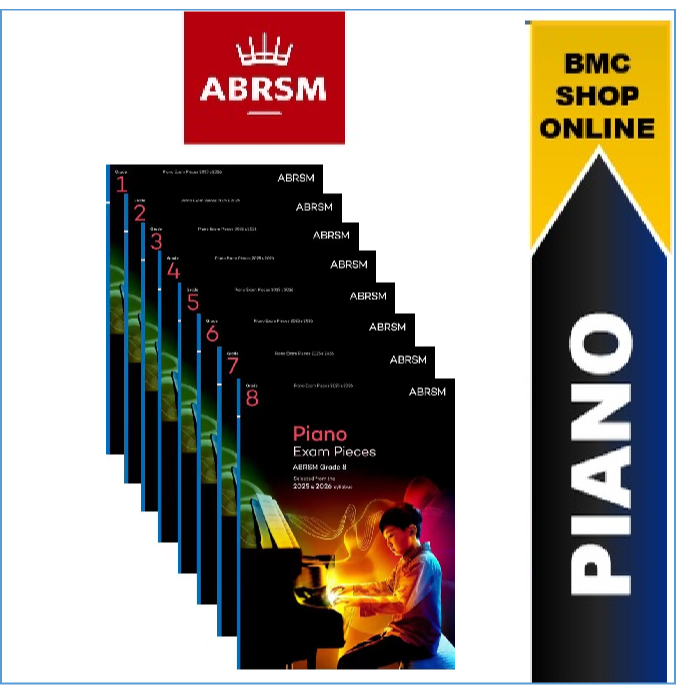 ABRSM PIANO EXAM PIECES GRADE 1,2,3,4,5,6,7,8 FROM 2025 & 2026 SYLLABUS | Shopee Malaysia
