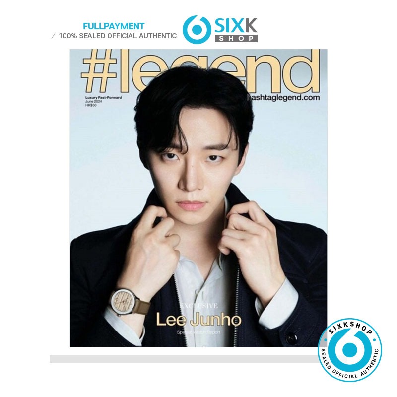 LEGEND Magazine LEE JUNHO Cover [JUN Issue 2024] | Shopee Malaysia