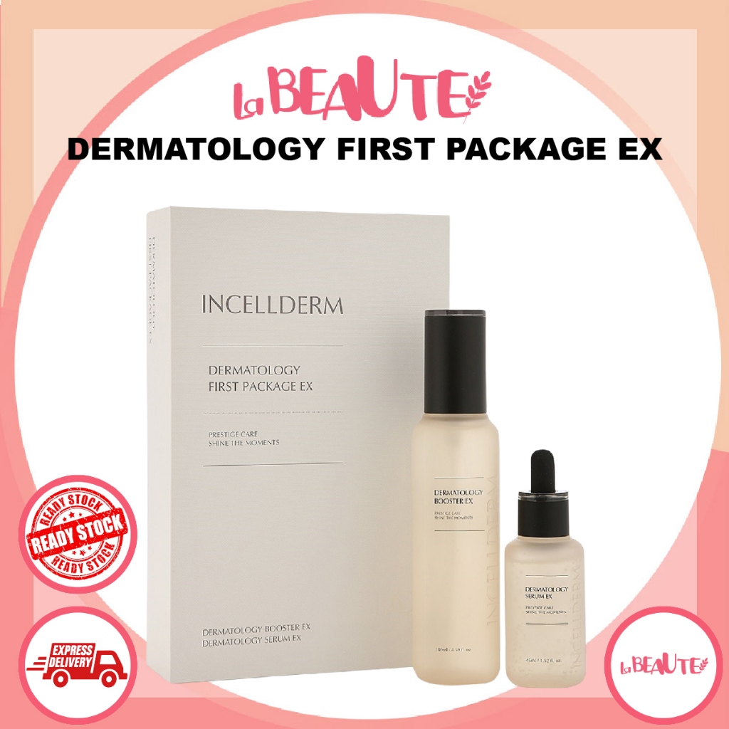 Incellderm Dermatology First Package EX ( Booster 130ml + Serum 45ml ) | Shopee Malaysia