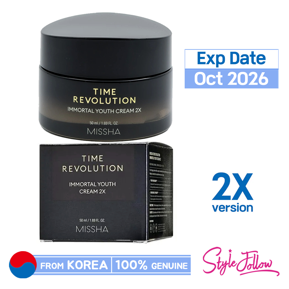 [MISSHA] Time Revolution Immortal Youth Cream 2X - 50ml (1pc) | Shopee ...