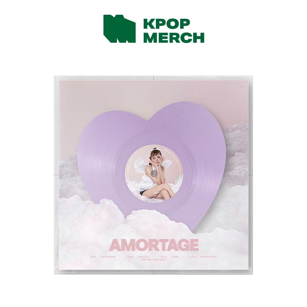 BLACKPINK JISOO - 1st Mini Album [ Amortage ]_Vinyl ( heart ver ...