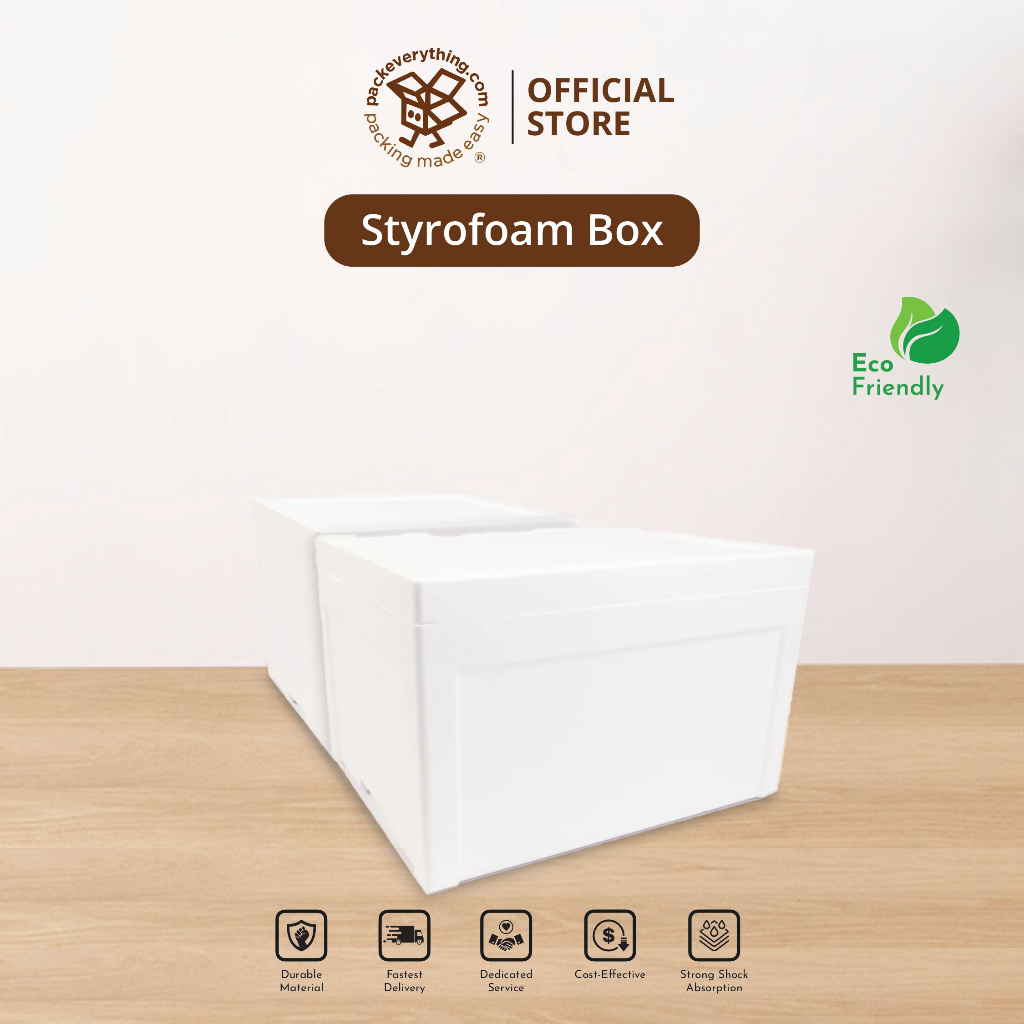 PACKEVERYTHING Styrofoam Box | Cooler Box | Styrofoam Ice Box | Fish ...