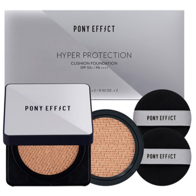 PONY EFFECT Hyper Protection Cushion Foundation SPF50+ PA+++ 15g*2ea ...
