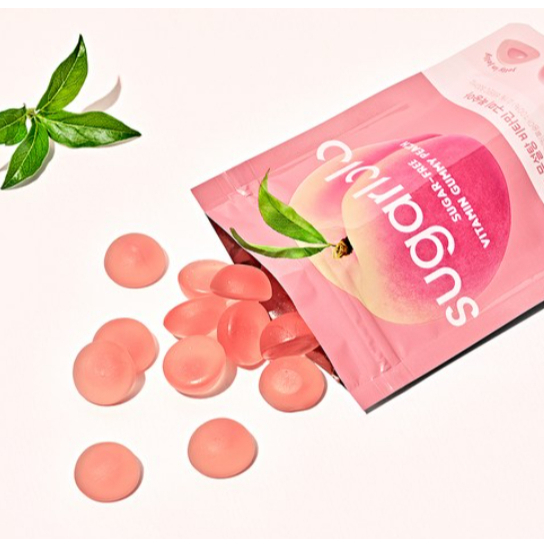 [Sugarlolo] Sugar Free Vitamin C Gummies, Peach Flavored Vitamin Jelly ...