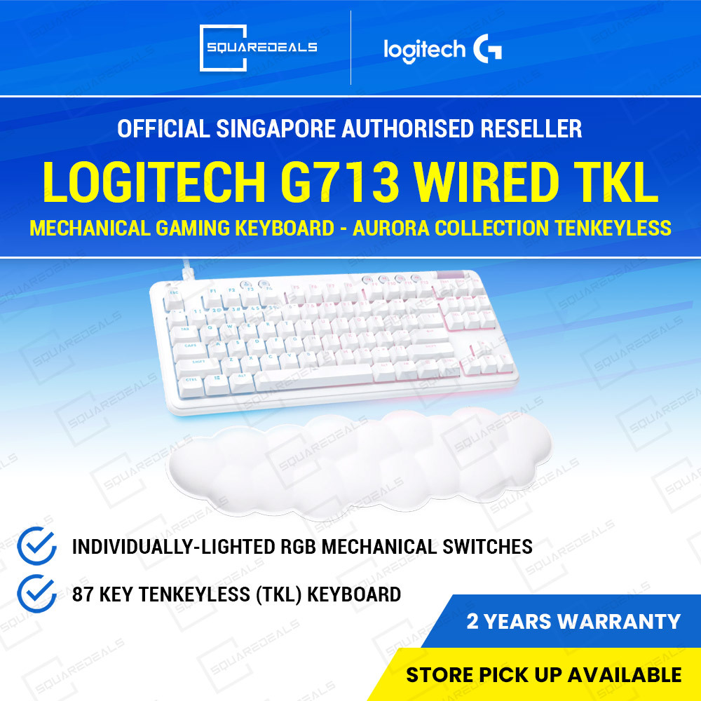 Logitech G713 Wired TKL Mechanical Gaming Keyboard - Aurora Collection Tenkeyless | Shopee Malaysia