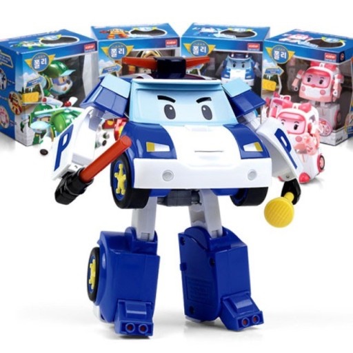 Academy Robocar POLI 5-Inch Transforming Robot Poli DELUXE – Enhanced ...