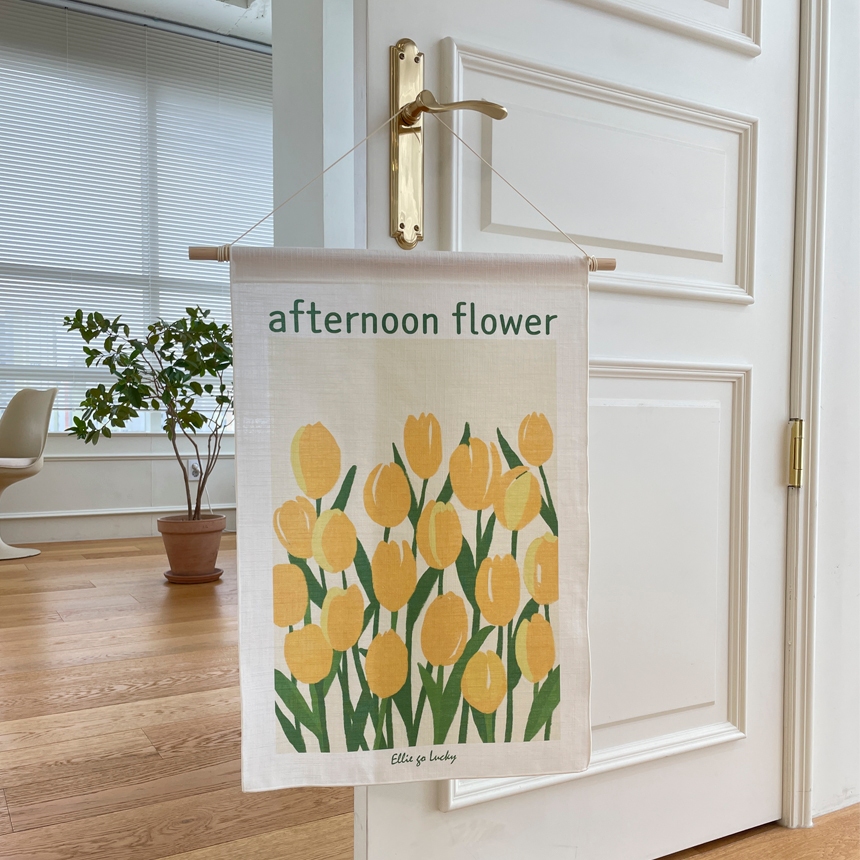 [ELLIE GO LUCKY] Tulip Fabric poster A2 size | Shopee Malaysia