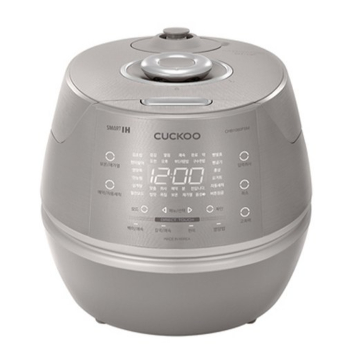 Cuckoo Electronics IH Electric Pressure Rice Cooker Grace Silver fot 6 ...