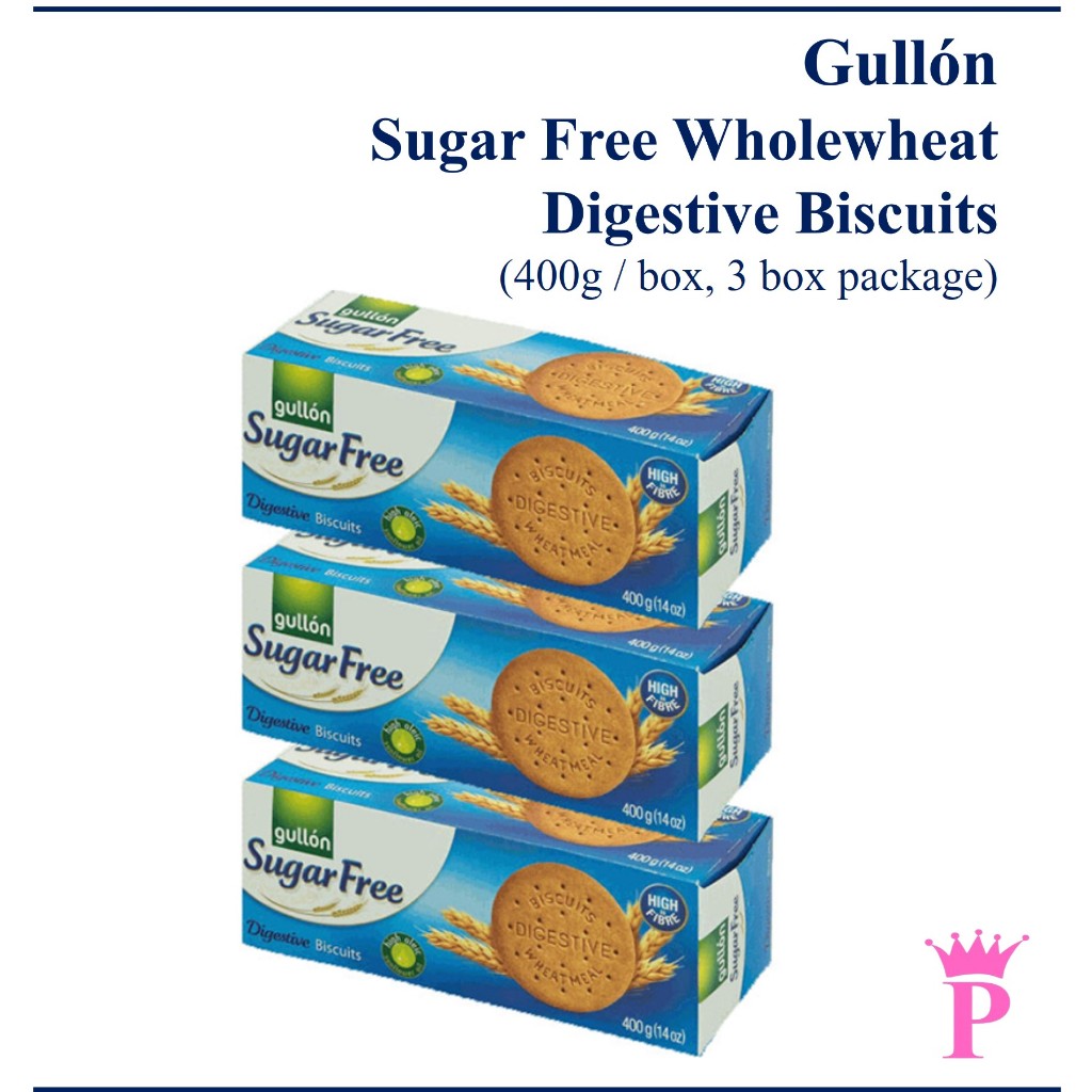 GULLON Sugar Free Whole Wheat Digestive Biscuit healthy snack for kids ...