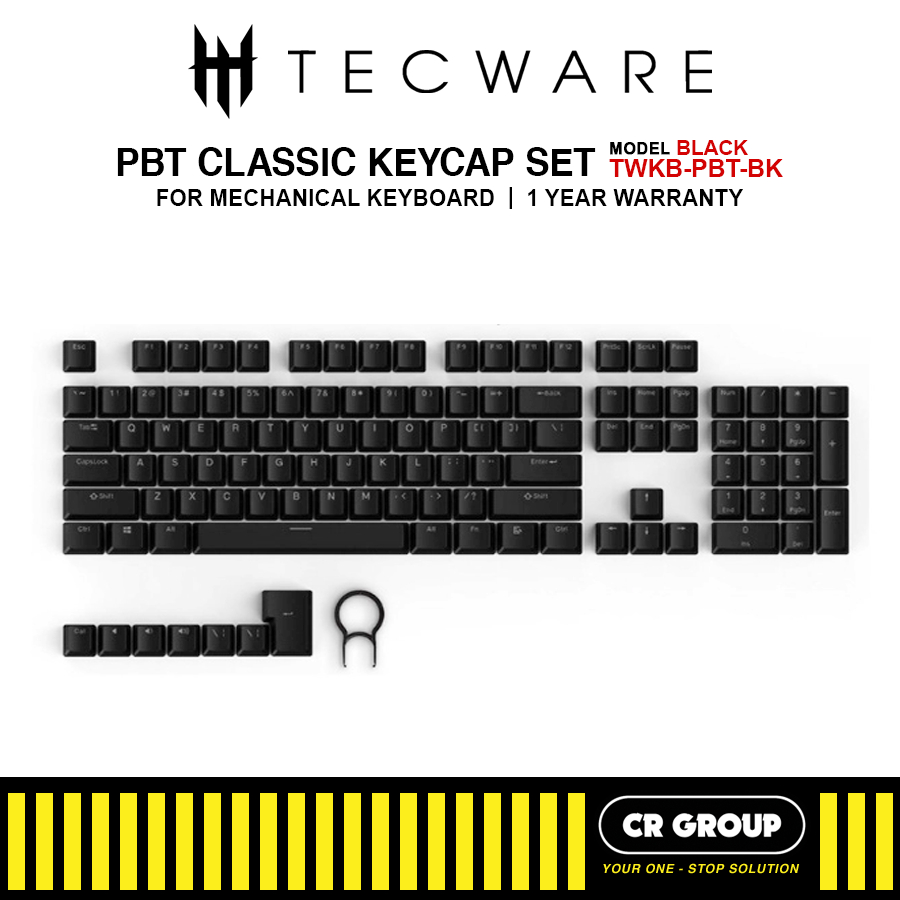 Tecware PBT Keycaps Set for Mechanical Keyboard (Classic/Pudding ...