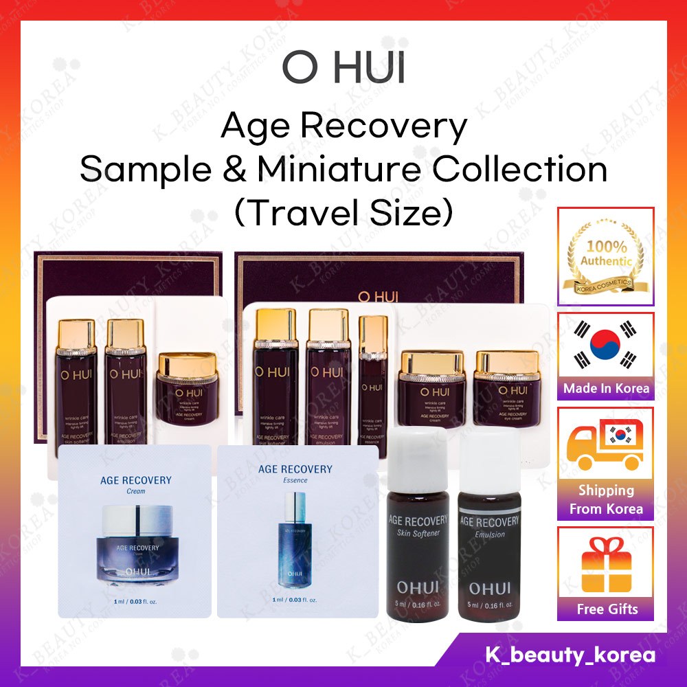 [O HUI] Age Recovery Sample & Miniature Collection (Sample Travel Size ...
