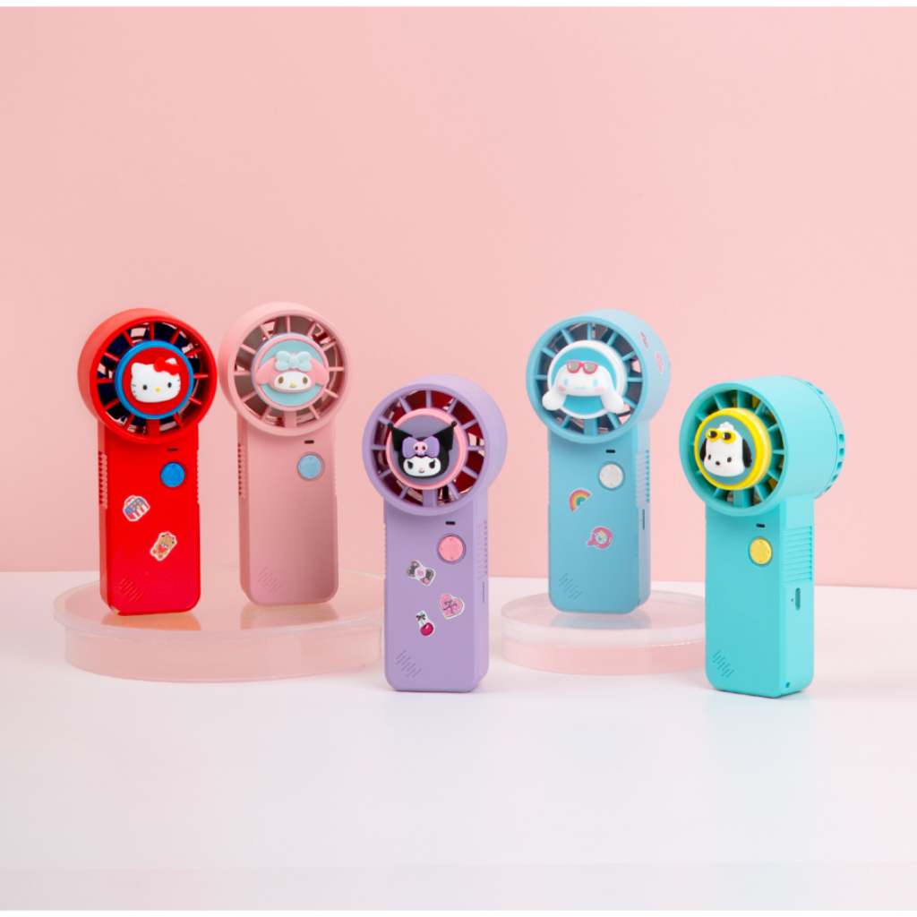 [SANRIO] Mini Handheld Fan Mini Handy Fan KUROMI / Hello Kitty / My ...