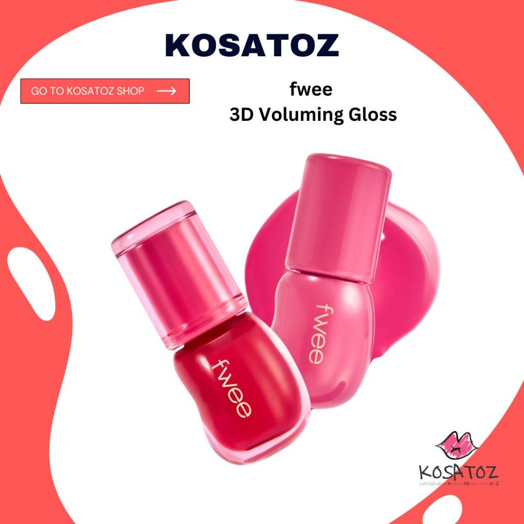 fwee 3D Voluming Gloss 30% / 70%- 12 Color / Finger Like Lip Brush - 2 Types | Shopee Malaysia