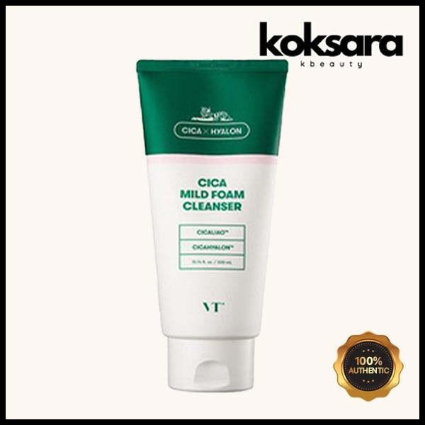 vt cosmetics cica mild foam cleanser 300ml | Shopee Malaysia