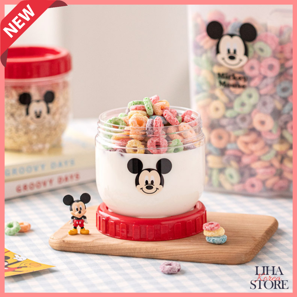 Disney Mickey Mouse Storage Box Interlock Disney Mickey Minnie Round ...