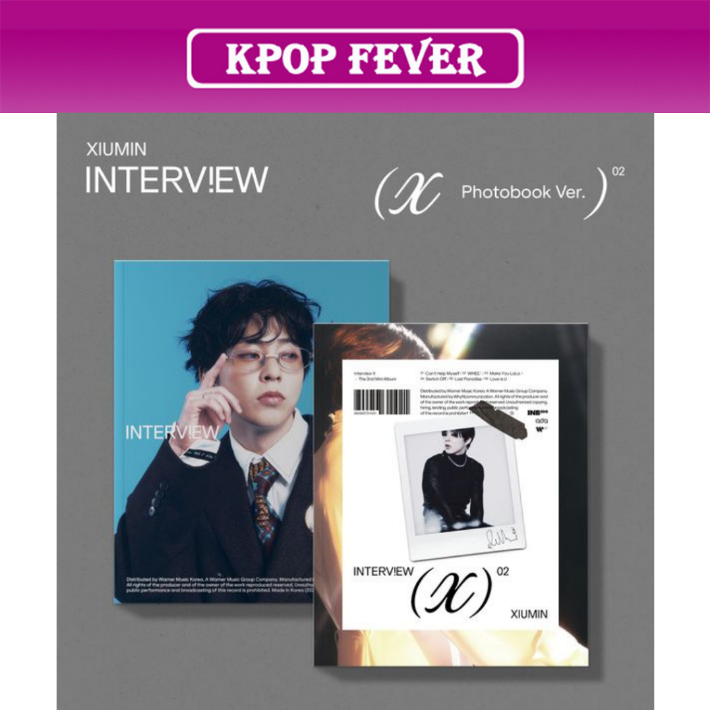 EXO XIUMIN - [ Interview X ] 2ND MINI ALBUM / PHOTOBOOK VER. (XIU / MIN ...