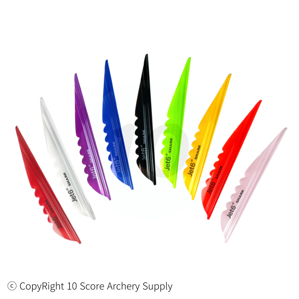4.00" Jet6 Shark Vane, Archery Feather Fletches Arrow Fletching for ...