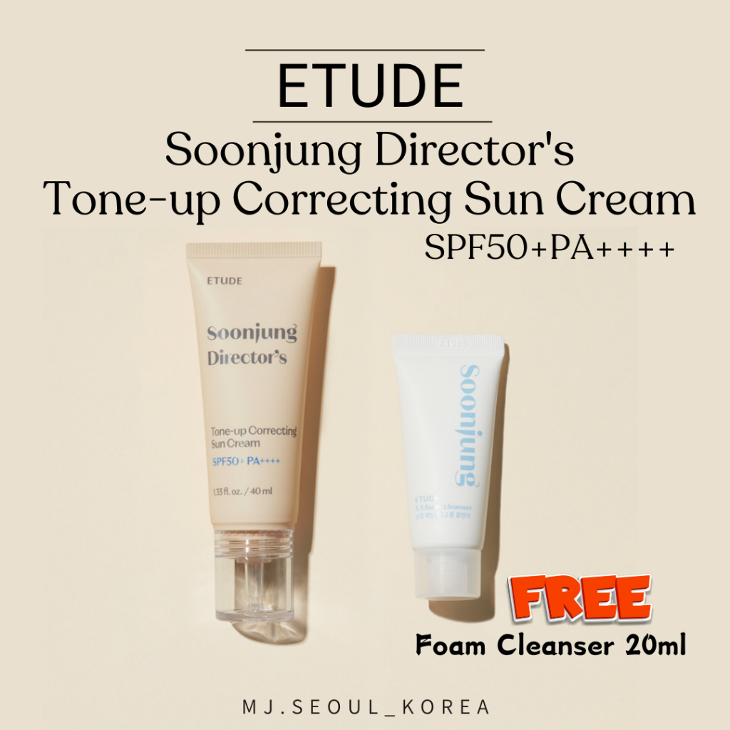 Etude Soonjung's Director's Tone-up Correcting Sun Cream 40ml SPF50+ PA ...