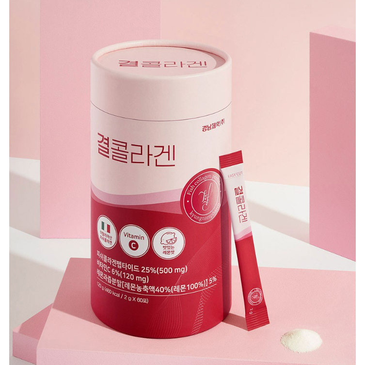 [LEMONA] Gyeol New Packing Collagen 60 Stick / Korea Lemona | Shopee ...