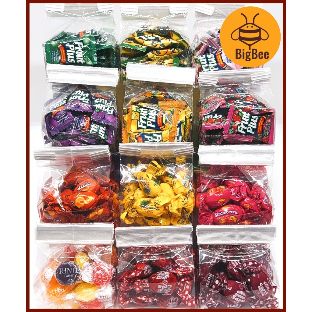 Rinda Hard Candy / Fruit Plus Chewy Candy - 20/25pcs (Halal) Cola/Sarsi ...