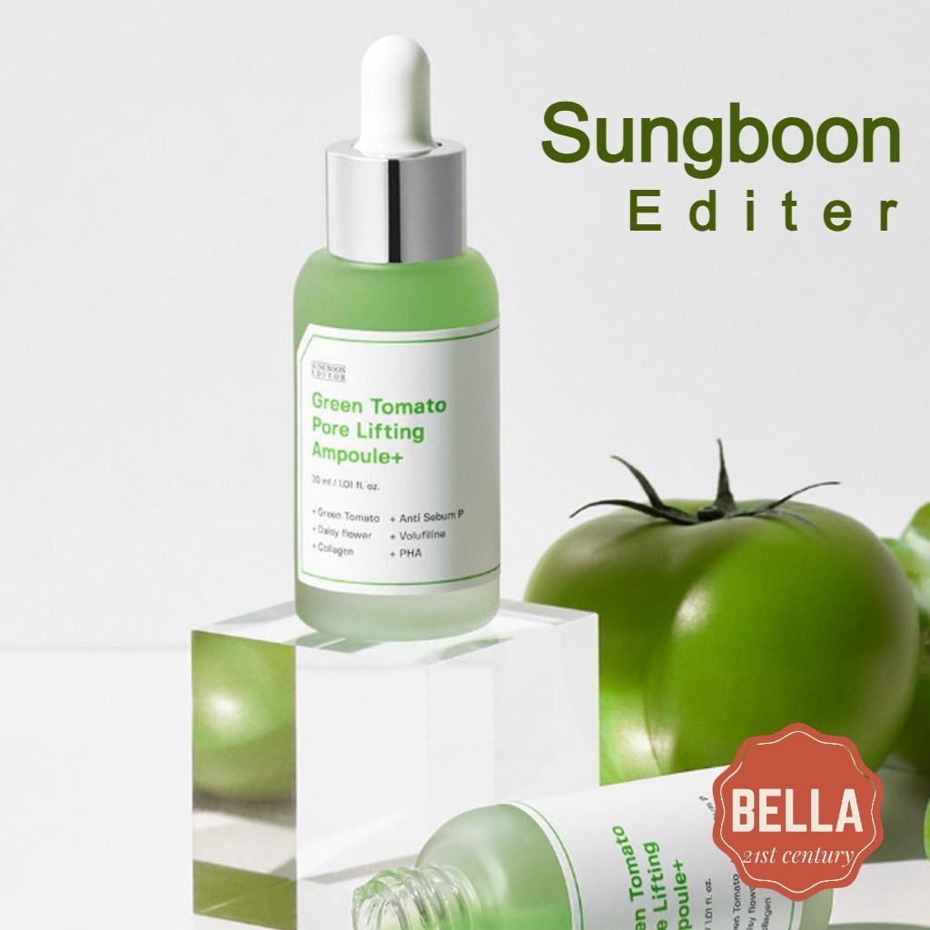 SUNGBOON EDITOR Green Tomato Pore Lifting Ampoule Plus 30ml (No box) | Shopee Malaysia