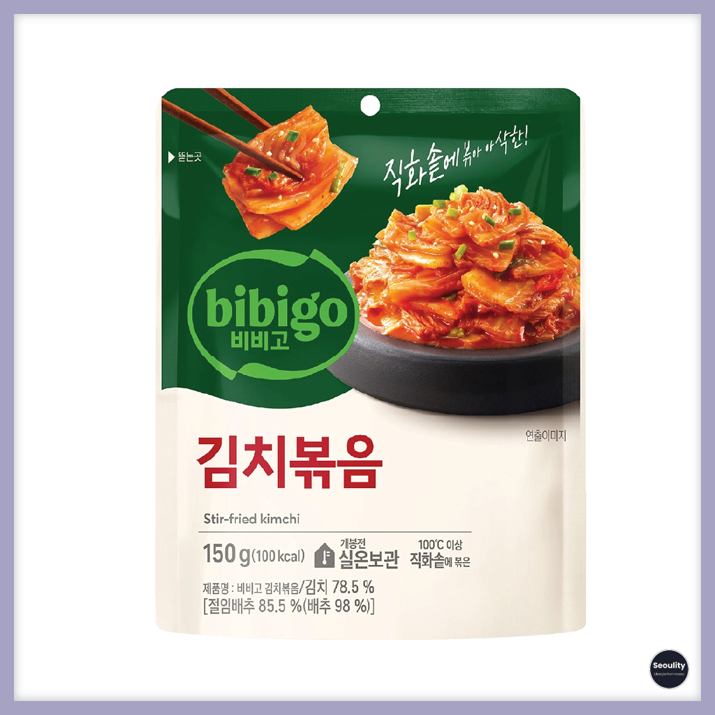 [Made in Korea] Bibigo Stir-Fried Kimchi｜Spicy｜Crispy｜150g Pouch | Shopee Malaysia
