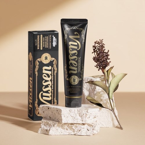 VUSSEN 30 Whitening Care Premium Toothpaste 80g/pack for Yellow Teeth, Coffee Lover, Smoker ...