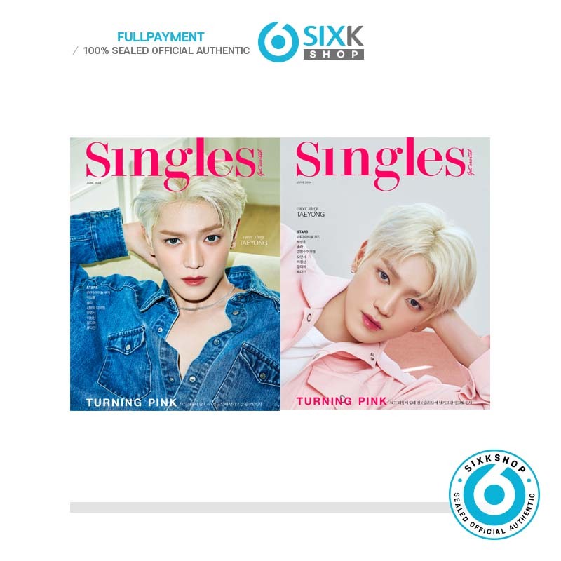 SINGLES Magazine - NCT TAEYONG Cover (JUN issue 2024) | Shopee Malaysia