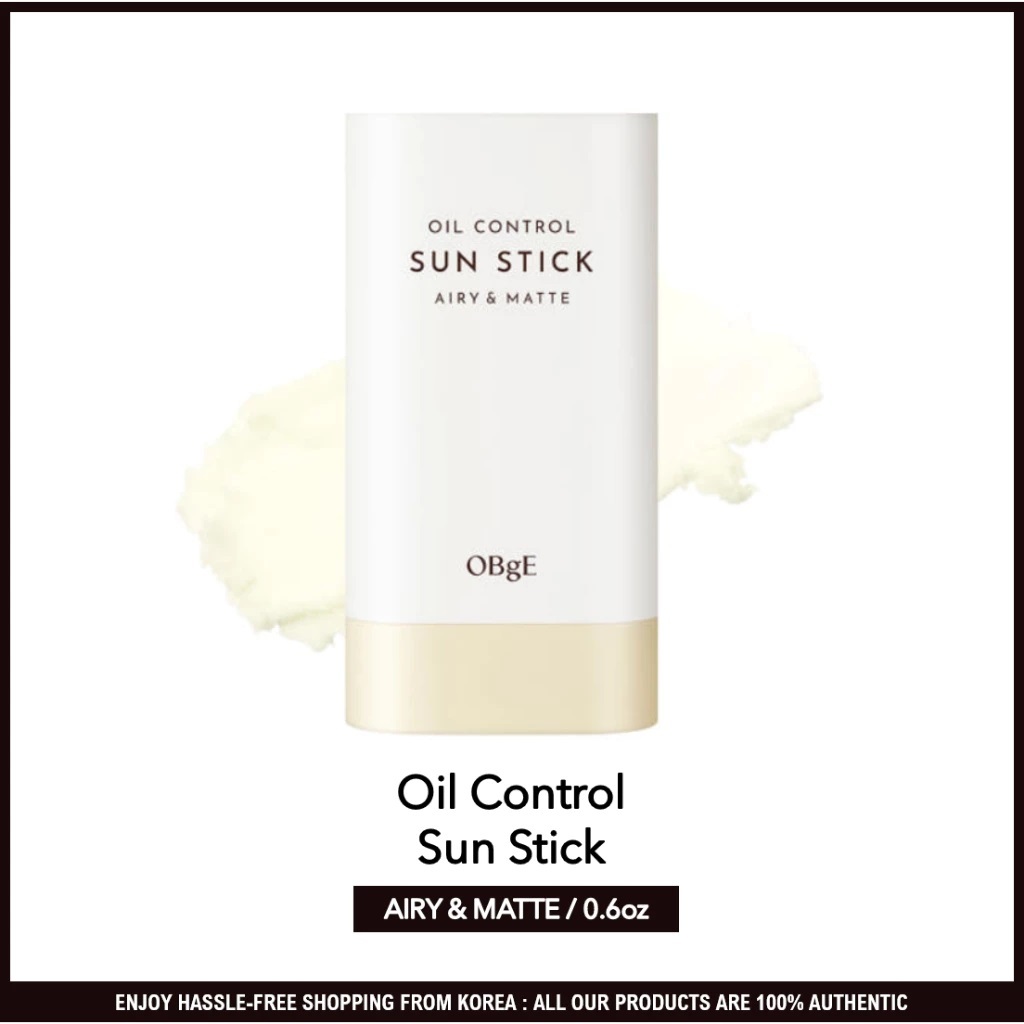 OBgE Oil Control Sun Stick Airy & Matte 18g / SPF50+/PA++++ | Shopee Malaysia