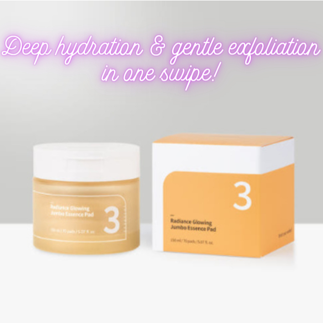 Numbers-in No.3 Radiance Glow Essence Jumbo Pad (70 Pads) | Shopee Malaysia