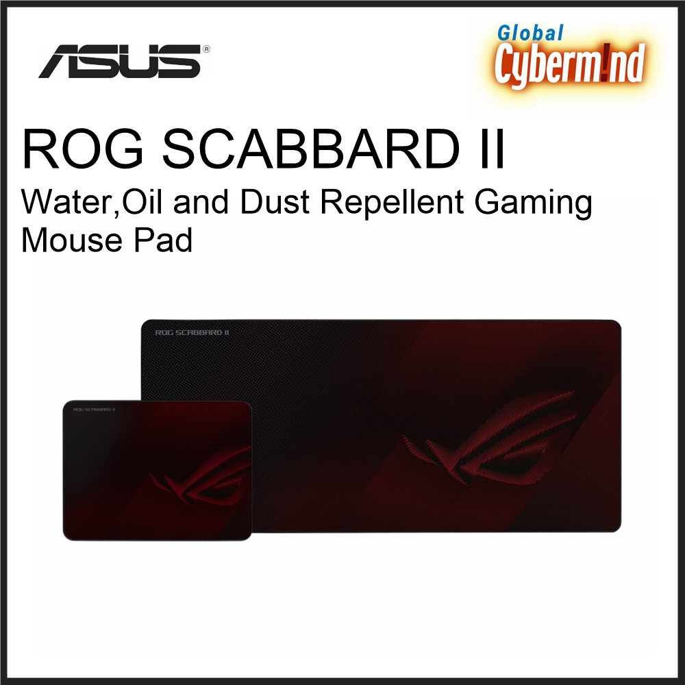 ASUS ROG SCABBARD II , water,oil and dust repellent gaming mouse pad ...