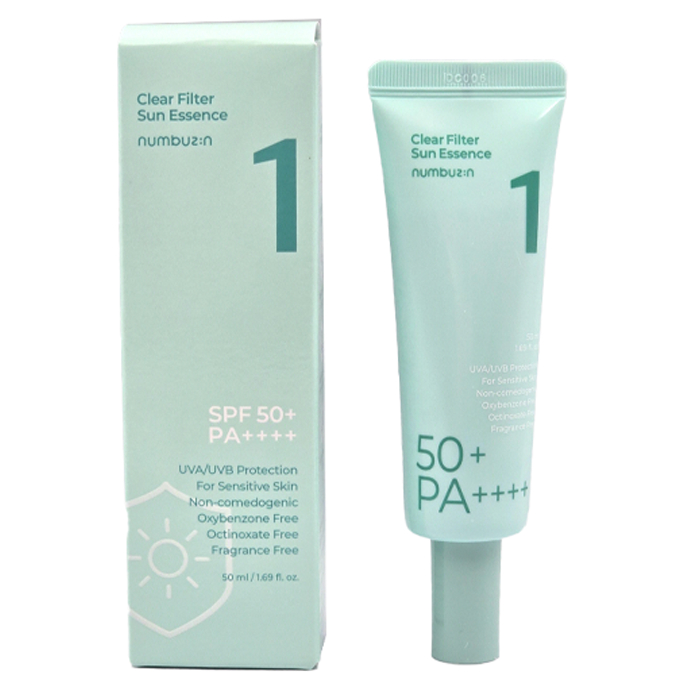 [numbuzin] No.1 Clear Filter Sun Essence SPF50+ PA++++ 50ml | Shopee ...