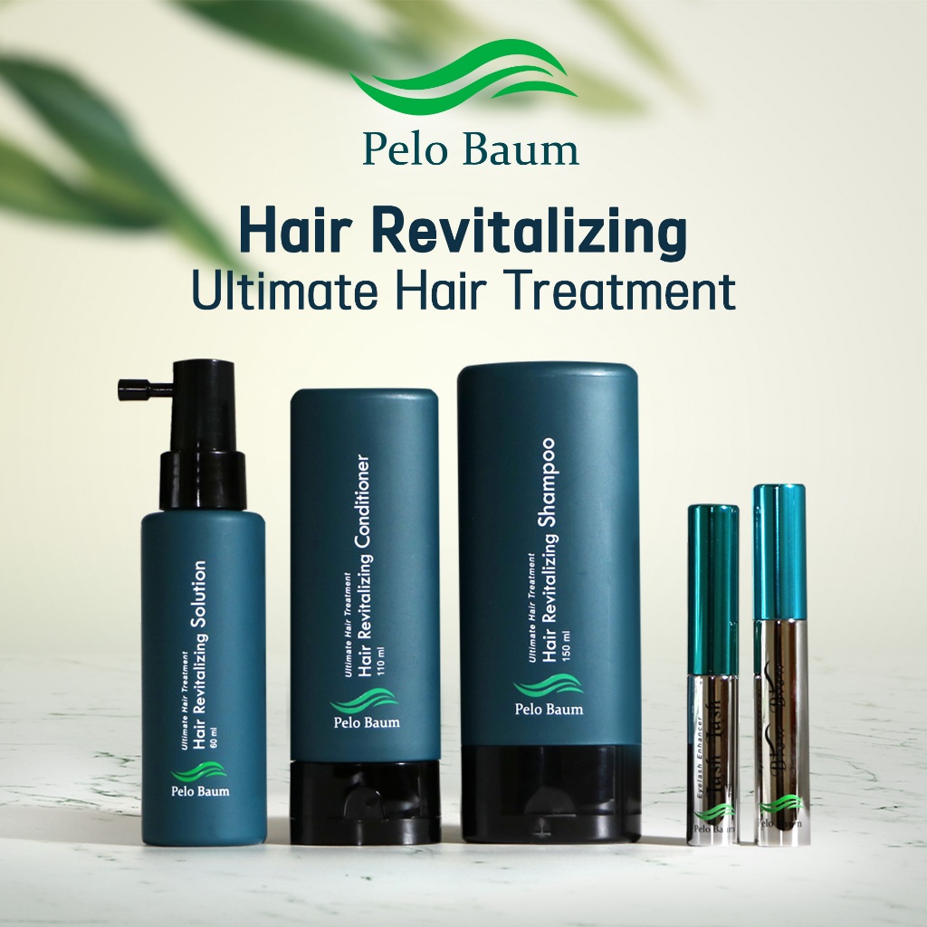 [Pelo Baum] Korea Hair Revitalizing Shampoo/ Conditioner/ Solution/ Brow Brow/ Lash Lash/ 5 ...