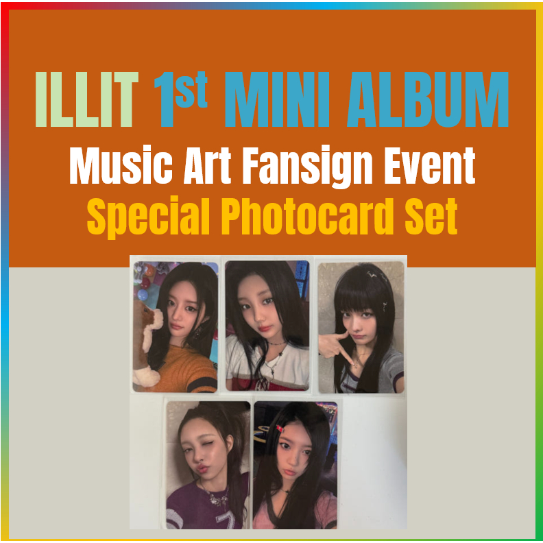 ILLIT Music Art Fansign Event Special Photocard Set | Shopee Malaysia