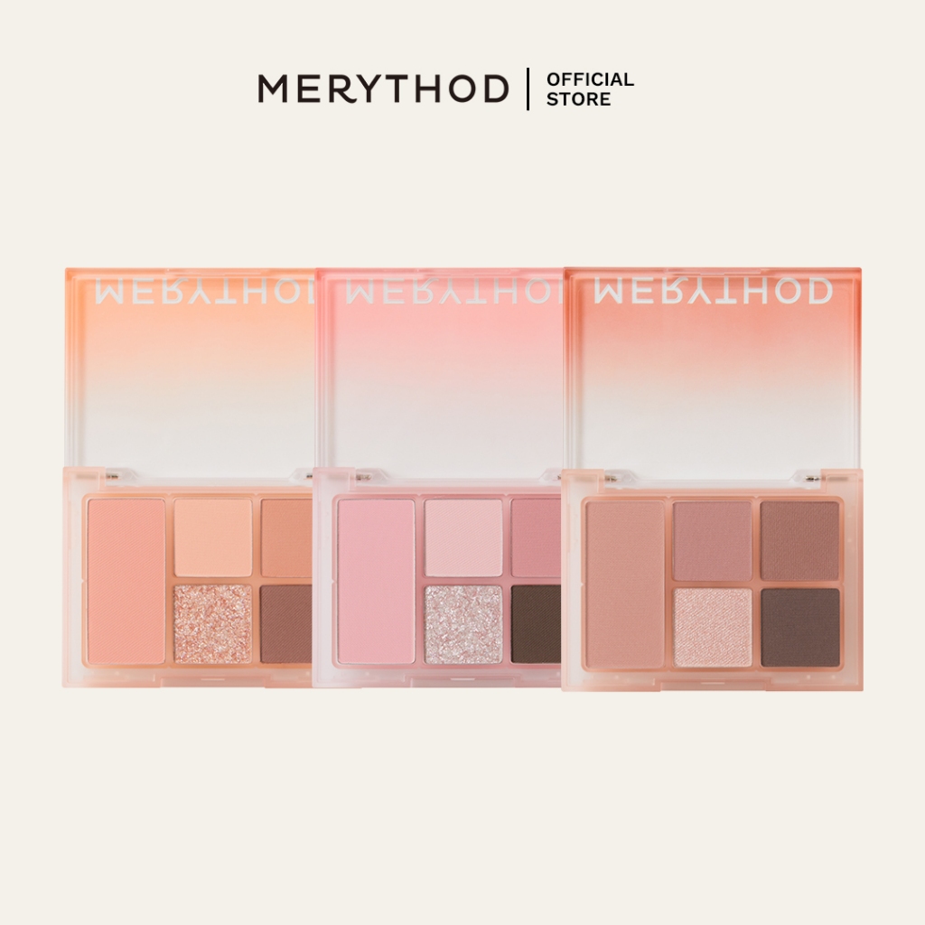 MERYTHOD BLURRING MULTI PALETTE (4 Colors Eyeshadow and 1 Color blush ...