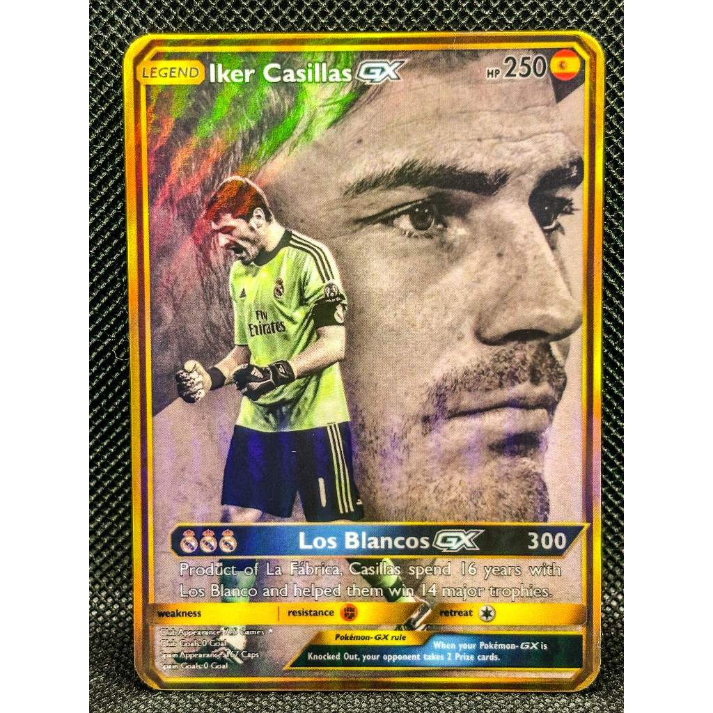 Real Madrid: Iker Casillas GX Pokemon Card (Legend) | Shopee Malaysia