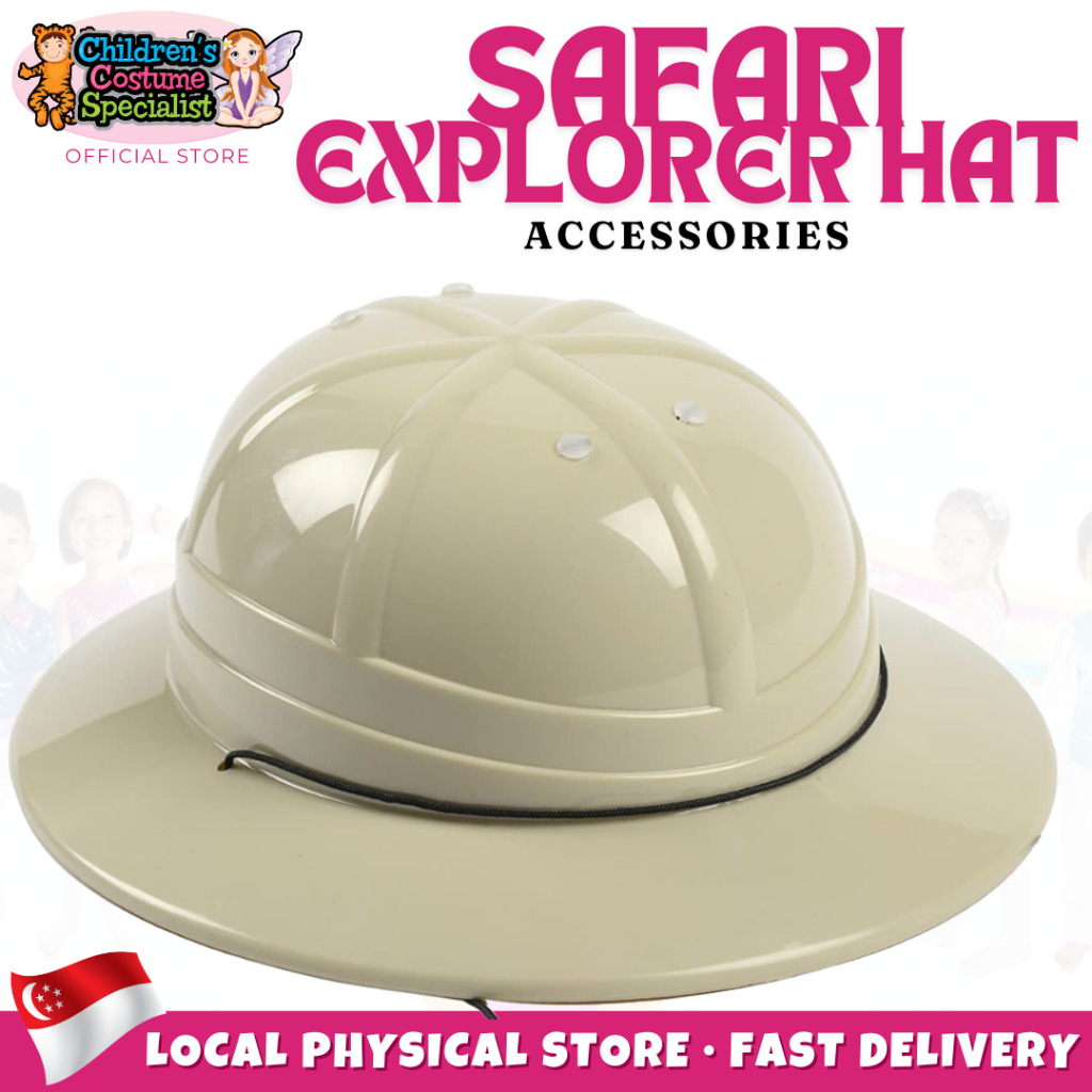 Safari Party Hats Plastic Jungle Party Decorations Animal Theme Costume ...