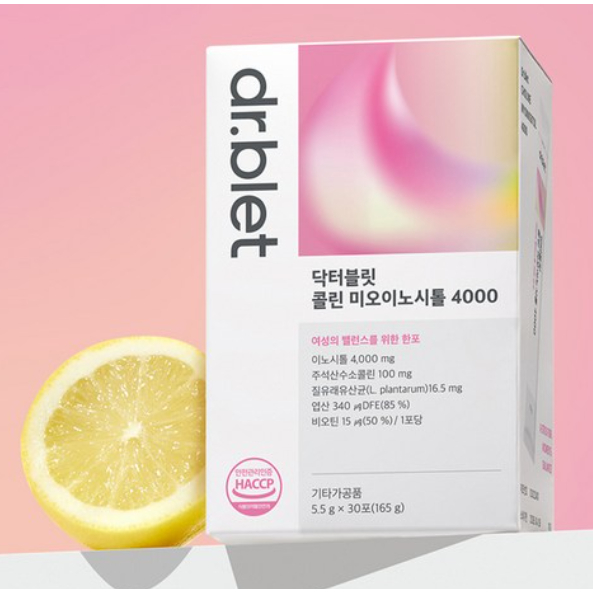 DR. BLET Choline Myo-Inositol 4000 30p 1Box Nutrient replenishment ...