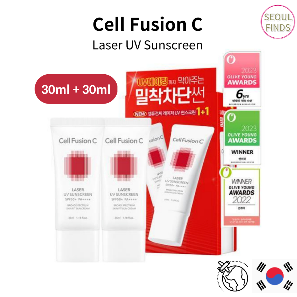 [Cell Fusion C] Laser UV Sunscreen 35ml 1+1 Set (UV Aging Care ...