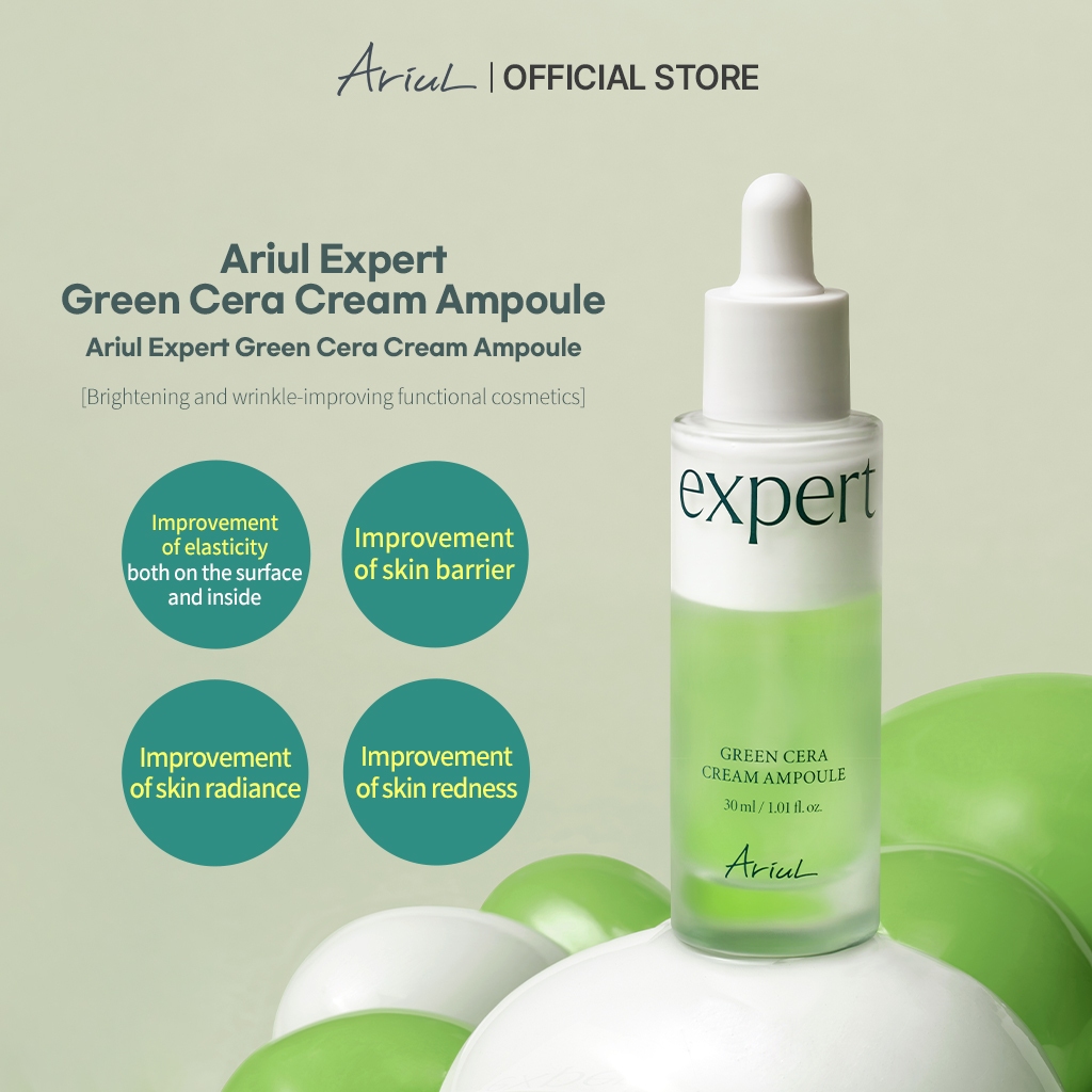 Ariul Expert Green Cera Cream Ampoule 30ml | Shopee Malaysia