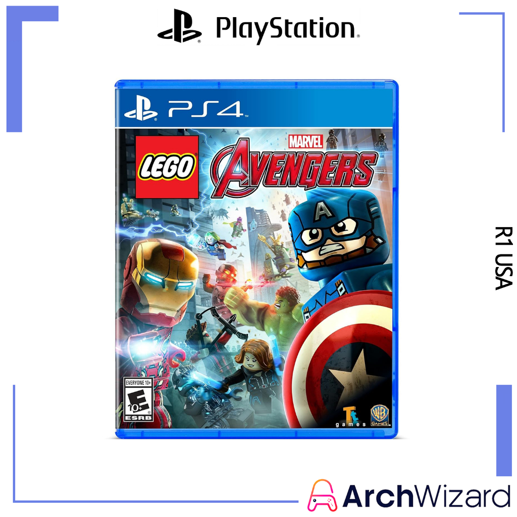 Lego Marvel Avengers - Action Adventure Game Playstation 4 Game ...