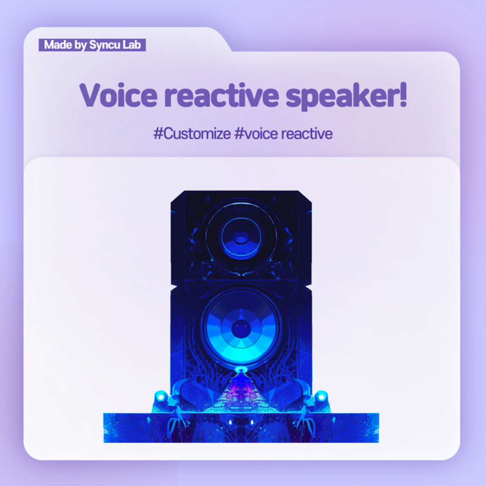 Vtuber voice reactive speaker (custom commission) | Shopee Malaysia