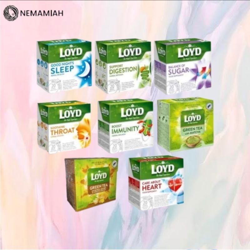Loyd Herbal Infusion Tea 20 Tea Bags in 4 variants | Shopee Malaysia