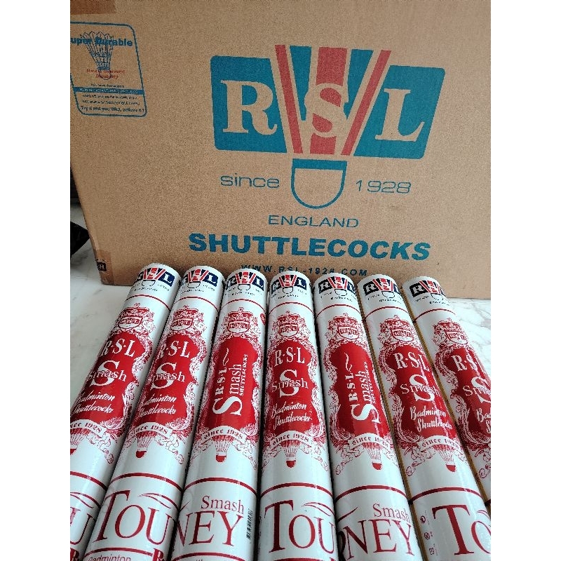 PRICE FROM 2 AND FREE OVERGRIP FOR EVERY TUBE RSL SMASH Shuttlecock RSL ...