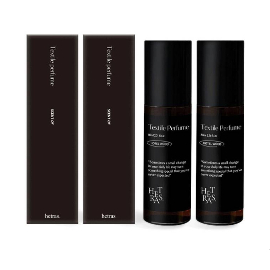 [HETRAS] Textile Perfume (80ml) 6Scent / Highly concentrated natural ...