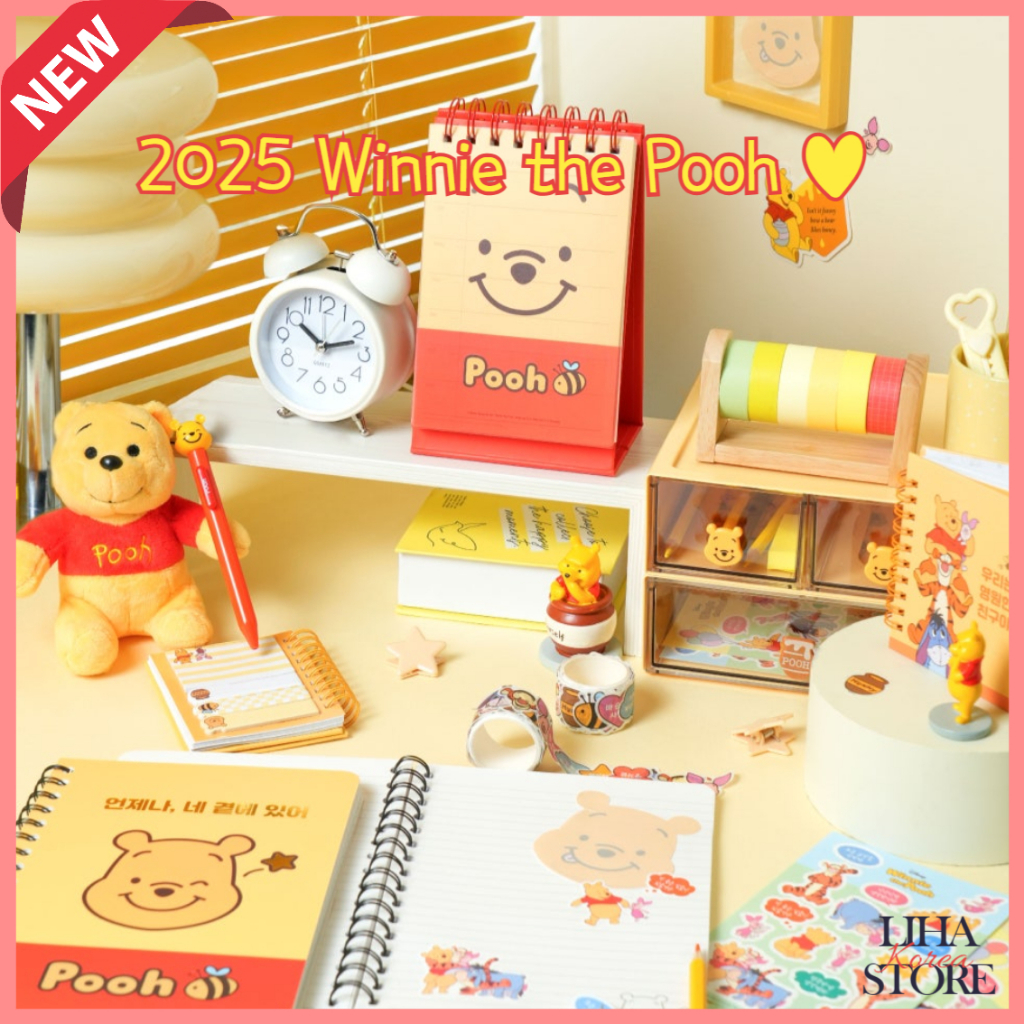 Disney Winnie the Pooh Scheduler Notepad Goods POOH Sticker Adhesive ...