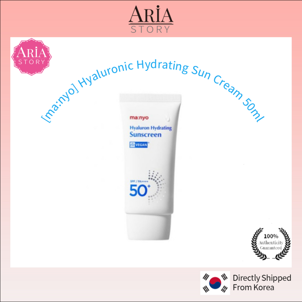 [ma:nyo] Hyaluronic Hydrating Sun Cream 50ml SPF50+ PA++++ | Shopee ...