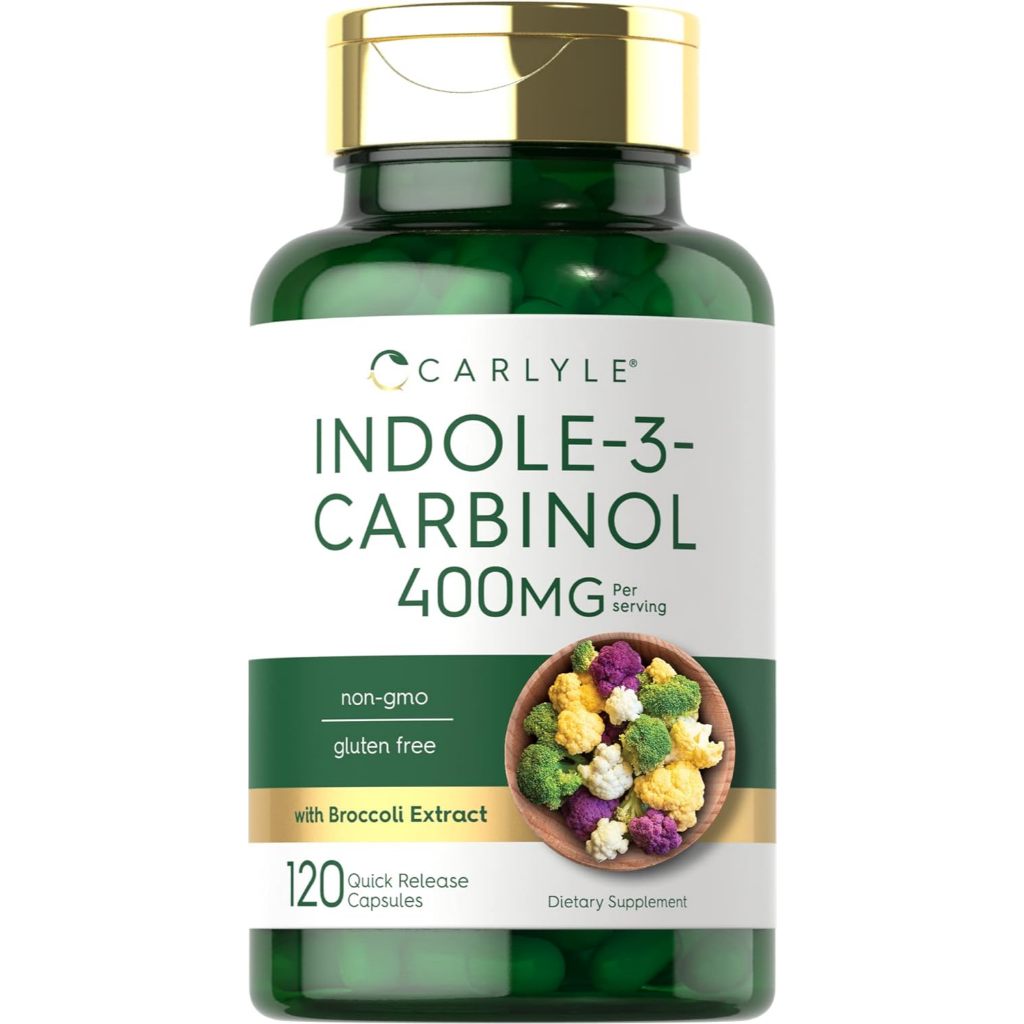 Carlyle Indole-3-Carbinol (I3C) 400mg | 120 Capsules | Advanced Formula ...