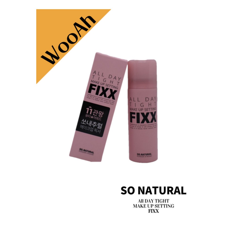 [So Natural] ALL DAY TIGHT MAKEUP SETTING FIXX (MAKEUP FIXER) 75ML ...